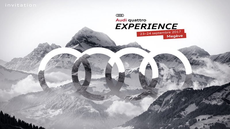 Audi Quattro Experience à Megève - Papas Pressés
